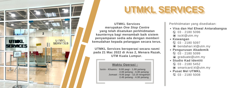 UTMKL Services | UTM Kuala Lumpur